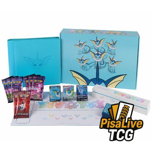 Pokemon Card Game – Jumbo Collection Box – Vaporeon – CHI | Pisa Live TCG